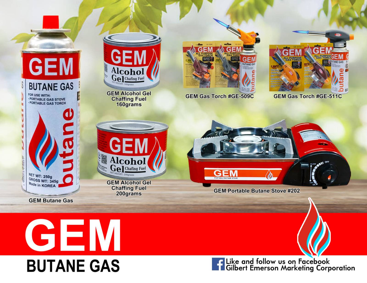 Gem Butane Gas 250g – Camping Gears PH
